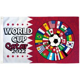 2022 World Cup Qatar Country Circle